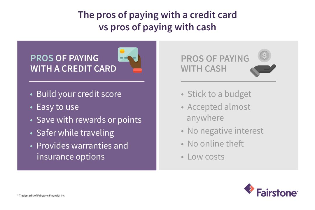When Is It Better to Pay with Cash vs Credit Card? | Fairstone